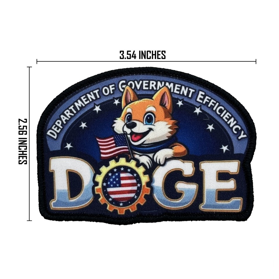 Funny Humor Doge Meme Hook Loop Patches Tactical Morale Badge Dog ...