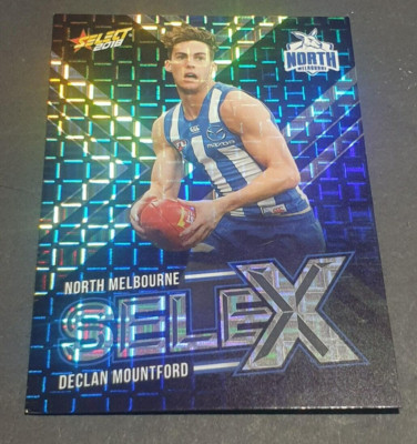 2018 Select SELEX Declan Mountford Insert Card - North Melbourne ...