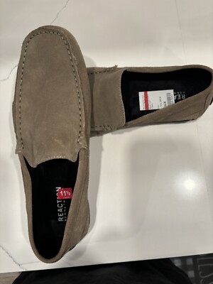 Kenneth Cole Driving Moccasins Suede Leather Beige MenSize 11.5 Medium ...