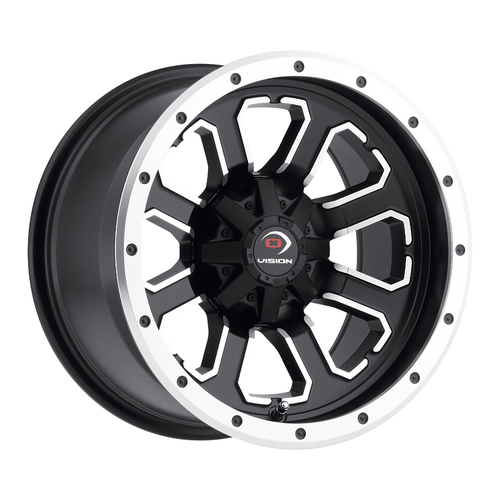 Vision ATV 12x7 Wheel Matte Black 548 Commander UTV 4x136 +2.5mm ...