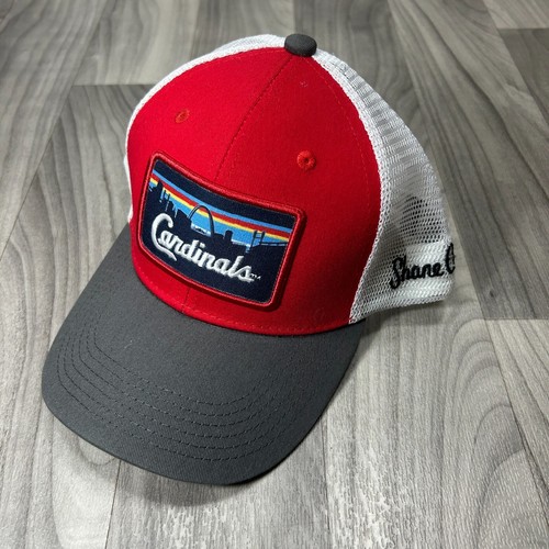 St. Louis Cardinals Shane Co Skyline Trucker Hat Adjustable Arch Red ...