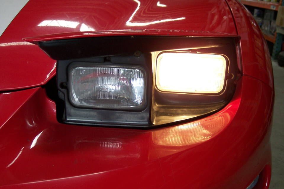 H4701 high beam LED COB Headlight Kit 80W 7200Lumens 5000k Pure White ...