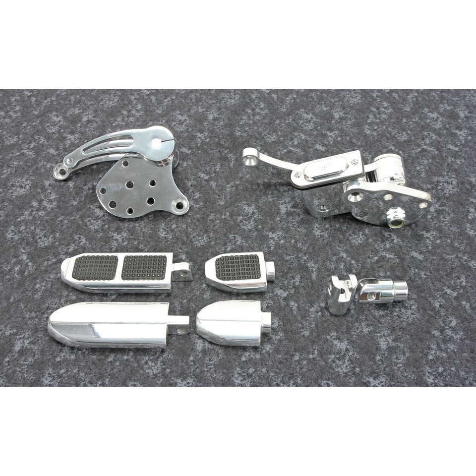 GMA Engineering Polished Forward Control w/Master Cylinder - GMA-FC-200 ...