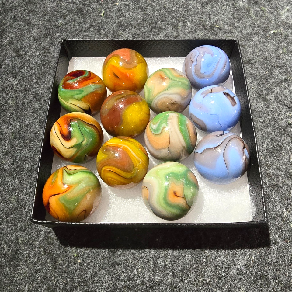 Jabo Jobber Box of Mint Shooter Classic Marbles - BB860 | eBay