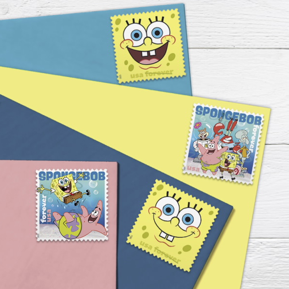 2025 SpongeBob Squarepants USPS Stamps Sheet of 16 - MNH | eBay