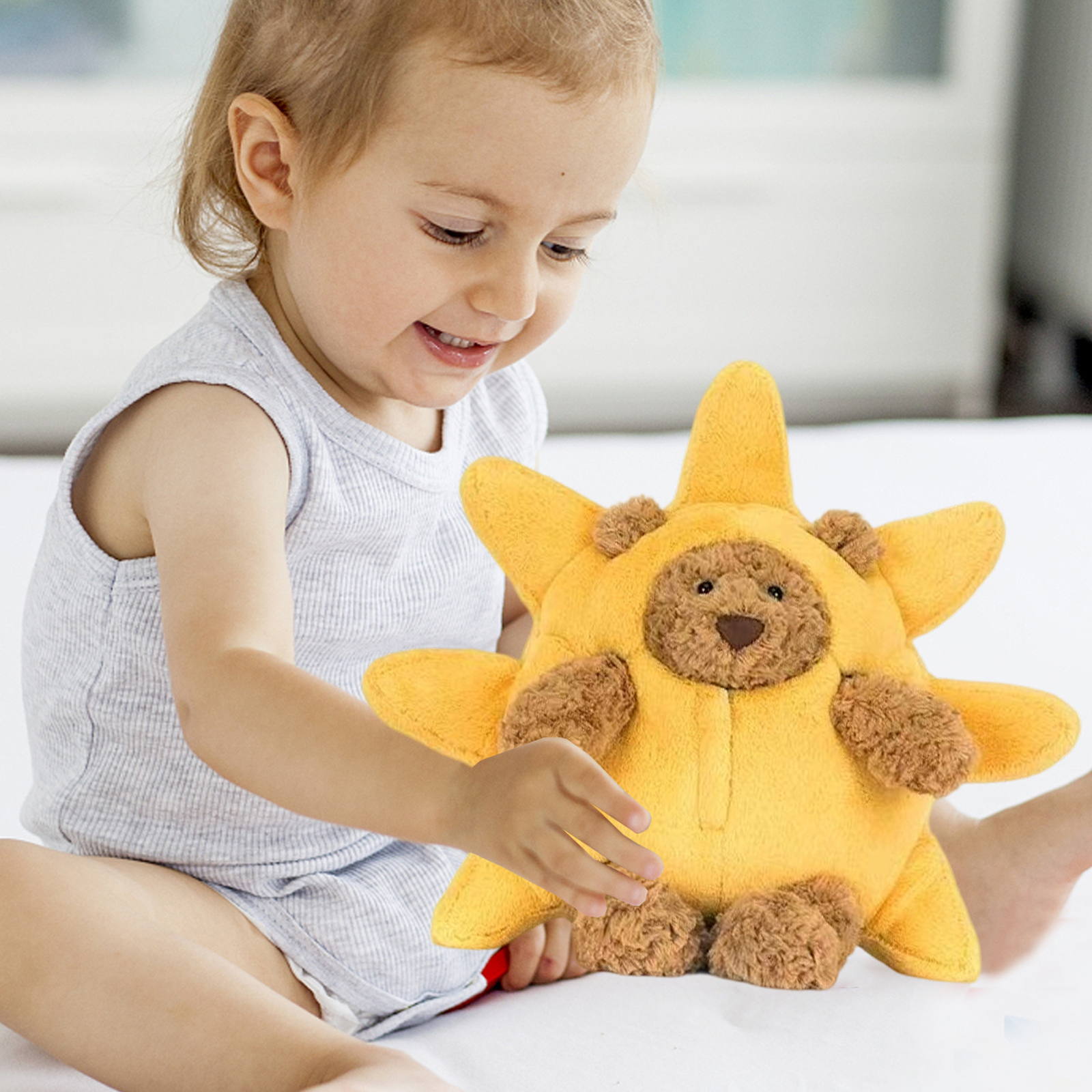 Jelly Cat Limited Edition Bartholomew Bear Sun Outfit Soft Comfortable ...