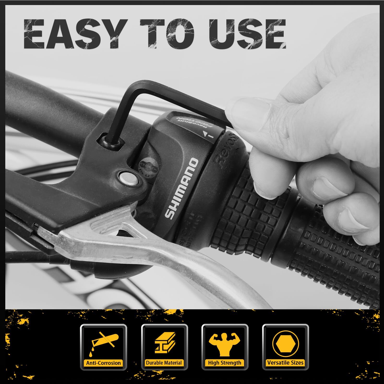 31-Piece Hex Key Set - Allen Wrench Set SAE and Metric Allen Keys MM0 ...