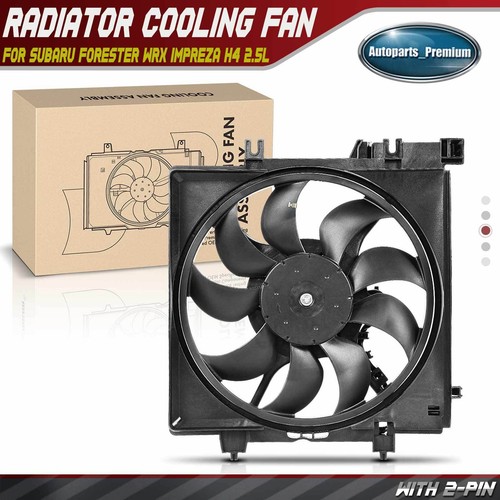 Radiator Cooling Fan w/ Shroud Assembly for Subaru Forester WRX Impreza ...
