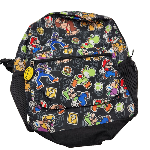 Super Mario Bros Backpack 2018 Nintendo Backpack Mario Characters ...