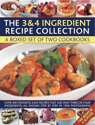 3 and 4 Ingredient Recipe Collection : A Box Set of Two Cookbooks over ...