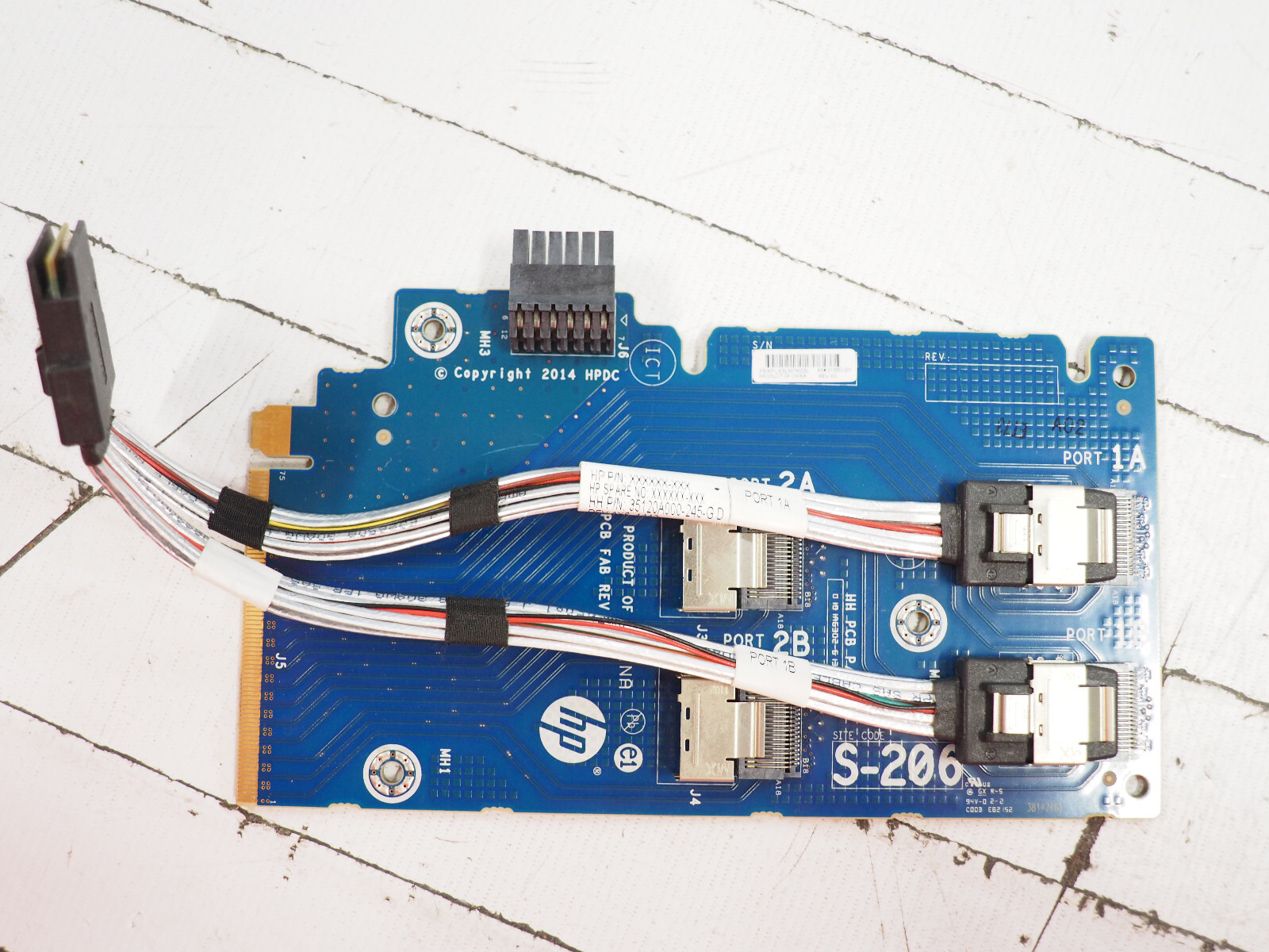 HP 013663-001 APOLLO 4500 GEN9 SAS BOARD w/ SAS Cables | eBay