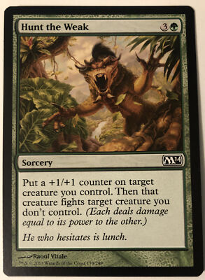 MTG Hunt the Weak Magic 2014 179/249 Regular Common | eBay