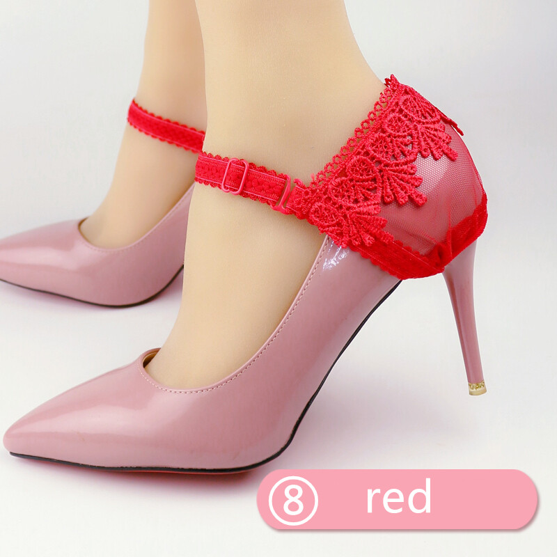 2X Lady Detachable Lace Shoe Belt Straps Band Ankle Buckle for High ...