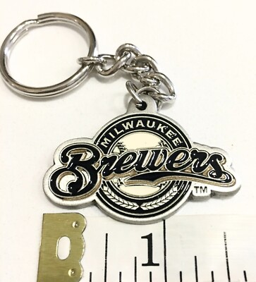 Milwaukee Brewers Pewter Keychain Official MLB Licensed! Brand new! | eBay