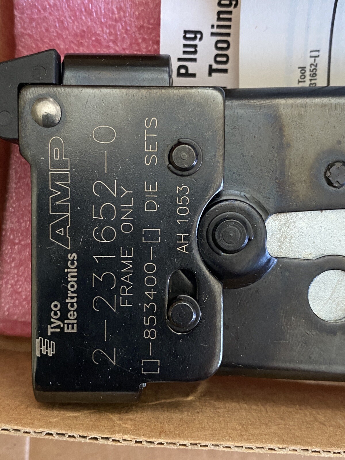 Tyco TE CONNECTIVITY AMP 2-231652-0 CRIMP TOOL MODULAR PLUGS RJ45 | eBay
