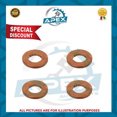 BMW SERIES 5 N47D20 2.0 DIESEL INJECTOR COPPER WASHERS X4 13537787236 ...