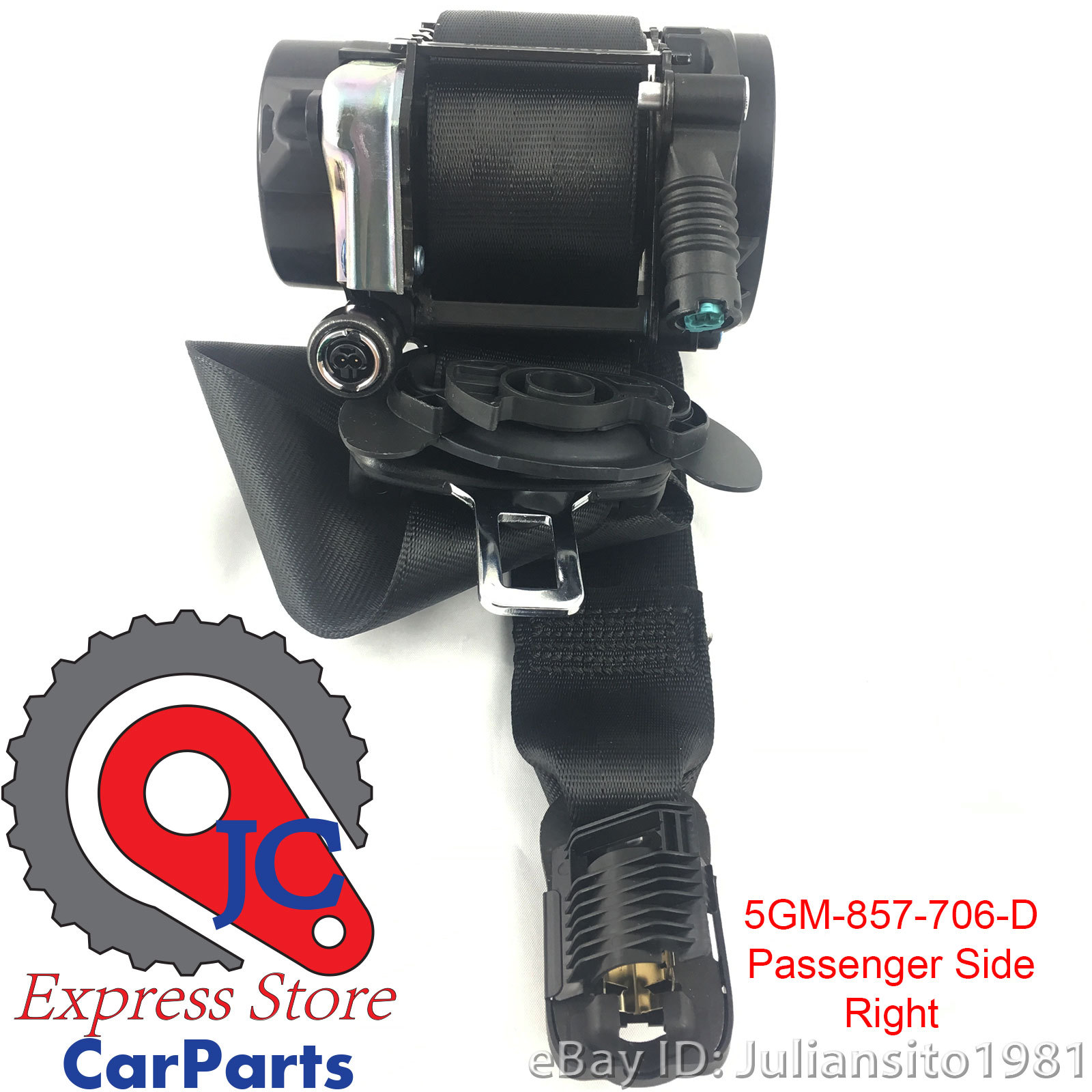 VW Volkswagen OEM Golf Front Seat Belt Buckle-retractor ASSY Right ...