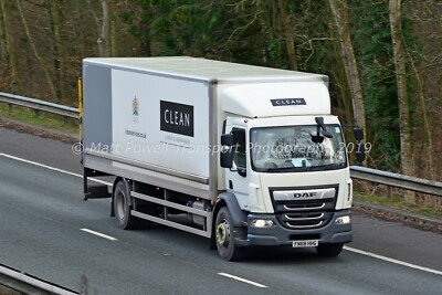 Truck Photo 12x8 - DAF LF - Clean Services - FN68 HHG | eBay UK