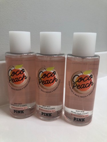VICTORIA'S SECRET PINK 3 COCO PEACH BODY MIST 8.4 OZ - NEW | eBay