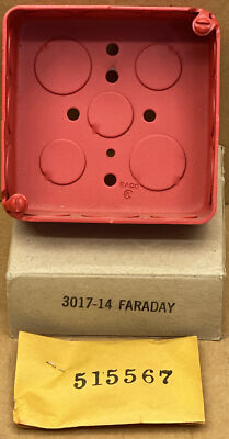 2-NEW Faraday Fire Alarm Metal Electrical Boxes 3017-14 (RACO UL ...