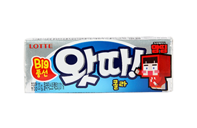 LOTTE Whatta Bubble Gum Cola Flavour Big Fun Unique 5sticks for sale ...