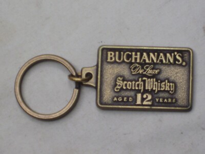 1 BUCHANNAN'S De Luxe Scotch Whisky key chain keychain fob promotional ...