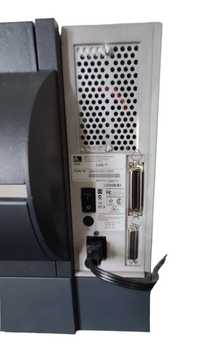 Zebra Z4M Plus Thermal Transfer Barcode Printer Z4M00-0001-0000 UPS ...