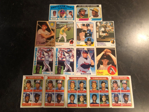LOT x 15 Topps Vintage Baseball Cards Rookie Boog Rc Sp Rare HOF Ryan ...