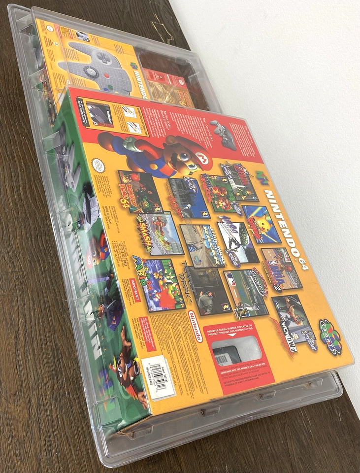 Nintendo 64 N64 Console Donkey Kong DK Bundle New in Box Factory Sealed ...