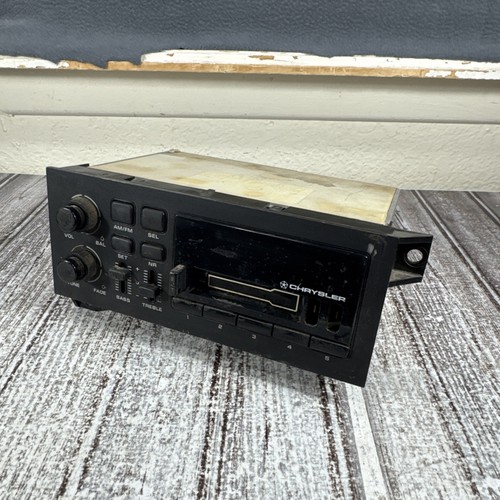 OEM 1990s Chrysler AM/FM Radio Tuner Stereo Cassette Player Model No ...