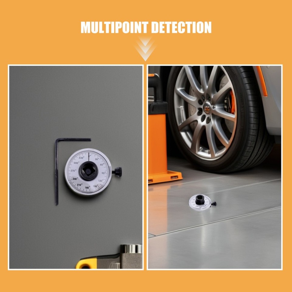 2 Sets Torque Angle Gauge Wrench - Automobile Adjustable Drive Angle ...