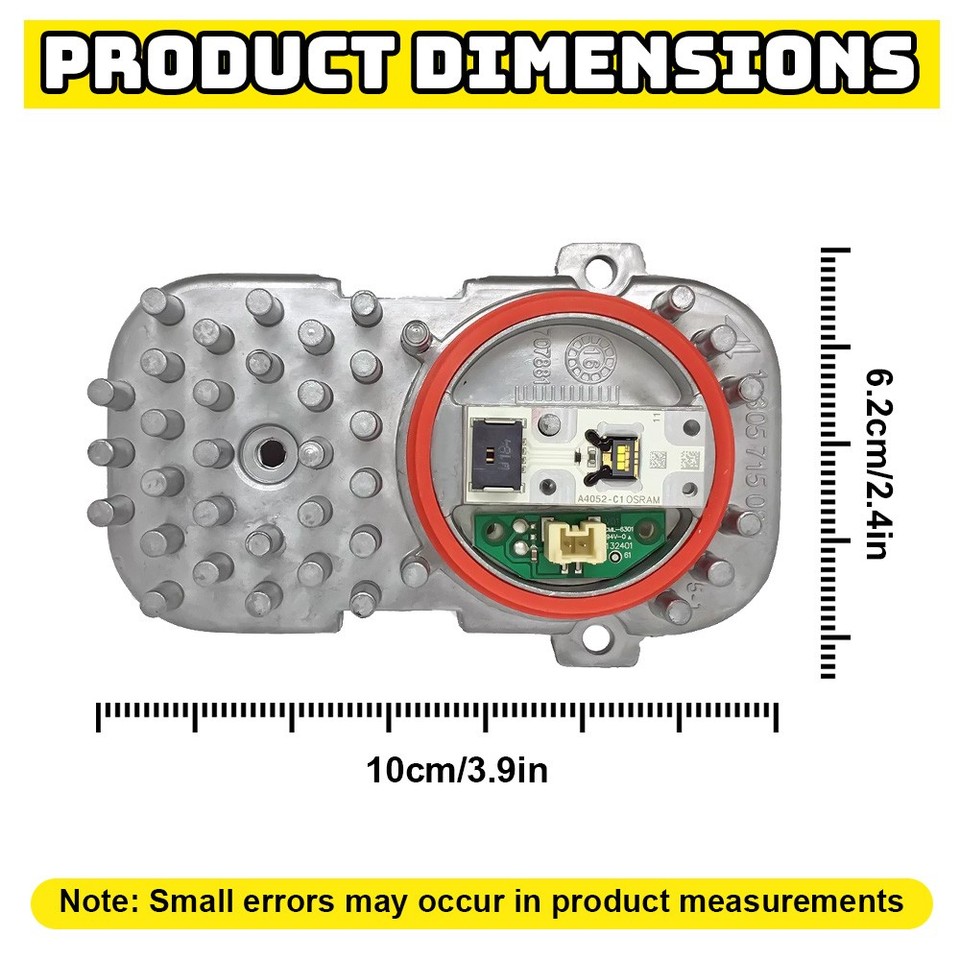 2PCS Headlight LED Light Insert Diode Module 63117263051 For BMW E70 ...