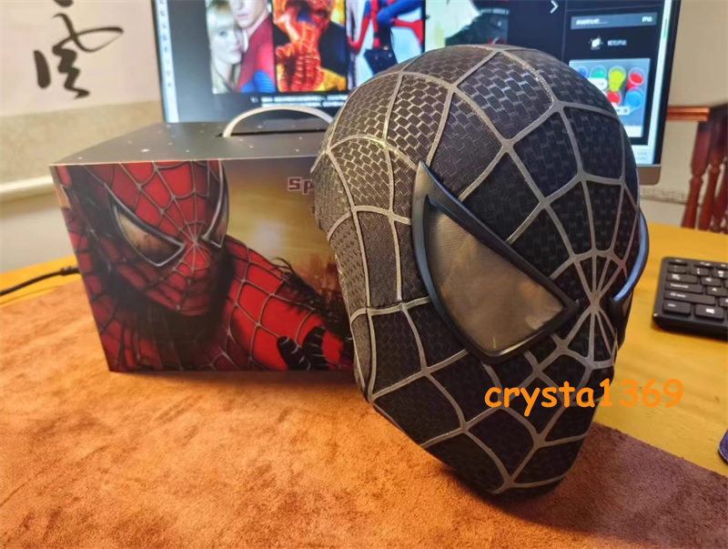 NEW Toby Classic Spider-man Helmet Halloween Cosplay 3D Mask Helmet ...