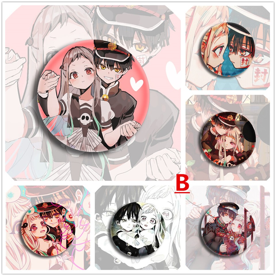 Jibaku Shounen Hanako-kun Yashiro Nene Cute Badges 6 Pieces Pins ...