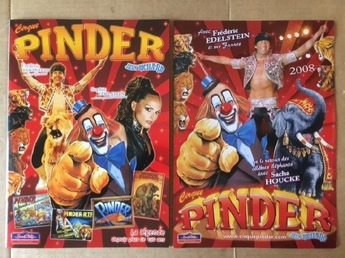 PROGRAMME CIRQUE PINDER JEAN RICHARD + POSTER 2 PAGES | eBay