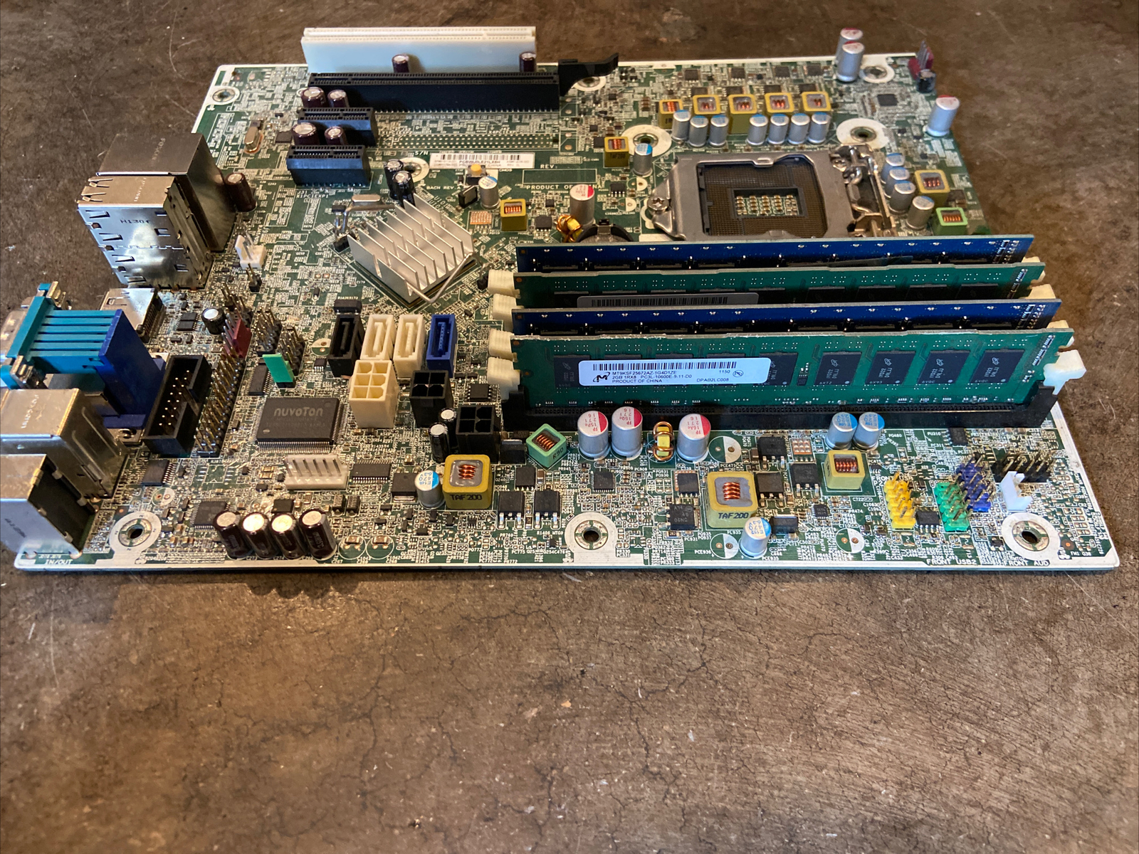 HP E93839 FXN1 PC Desktop Motherboard Rev.A W/ 8GB Memory | eBay