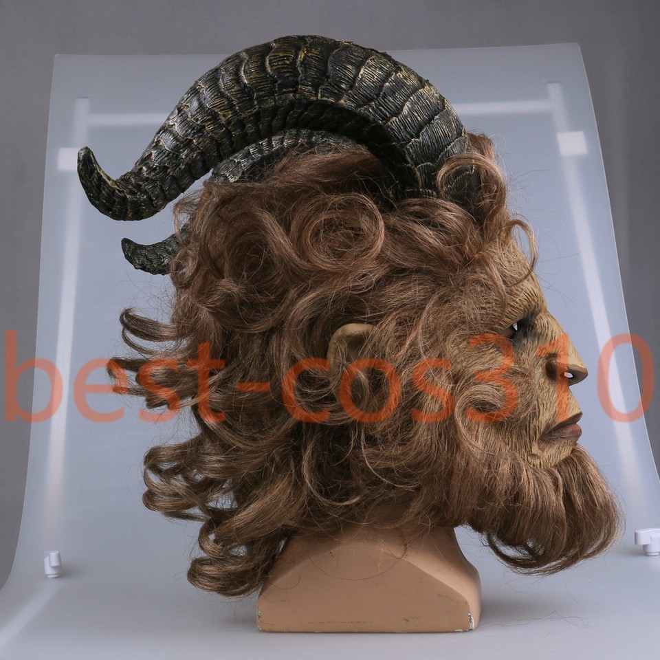 Cosplay Beauty And The Beast Mask Prince Mask Horror Beast Mask ...