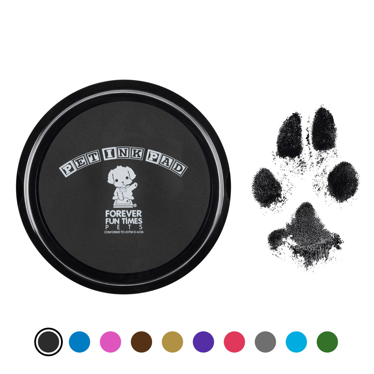 Real Cat Paw Print Ink