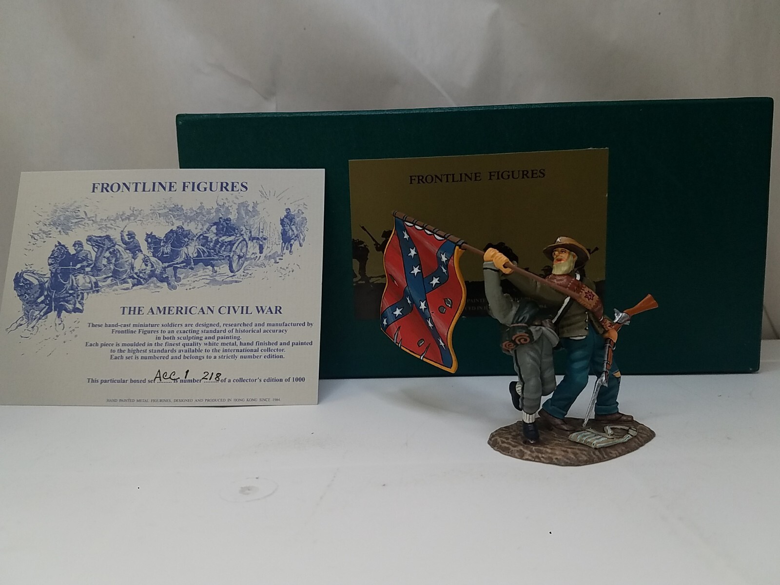 Frontline Figures- A.C.C.1. 1st Texas Regiment Standard Bearer & N.C.O ...