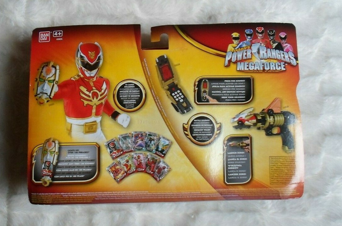 Power Rangers Megaforce Blaster Bandai Gosei Launch Zord Battle Sounds ...