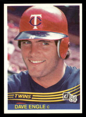 Dave Engle 1984 Donruss Card #598 Minnesota Twins | eBay
