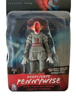 Pennywise Deadlights Action Figure Series 1 "IT" Chapter 2 by PhatMojo ...
