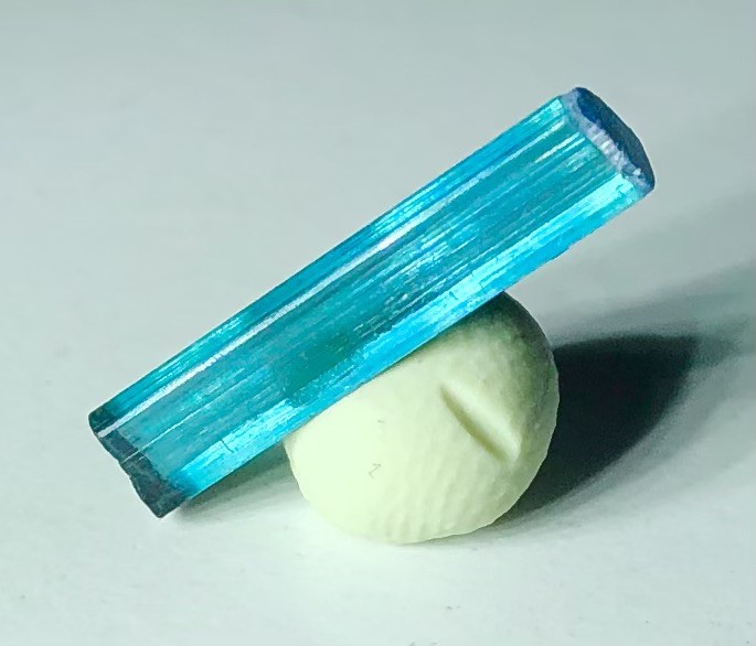 Rare Paraiba Color Tourmaline Crystal Raw Gemstone Natural Specimen ...