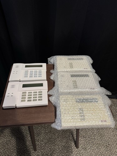 Lot Of 3 Honeywell 6160PX Security Ademco Alpha Display Keypad - White ...