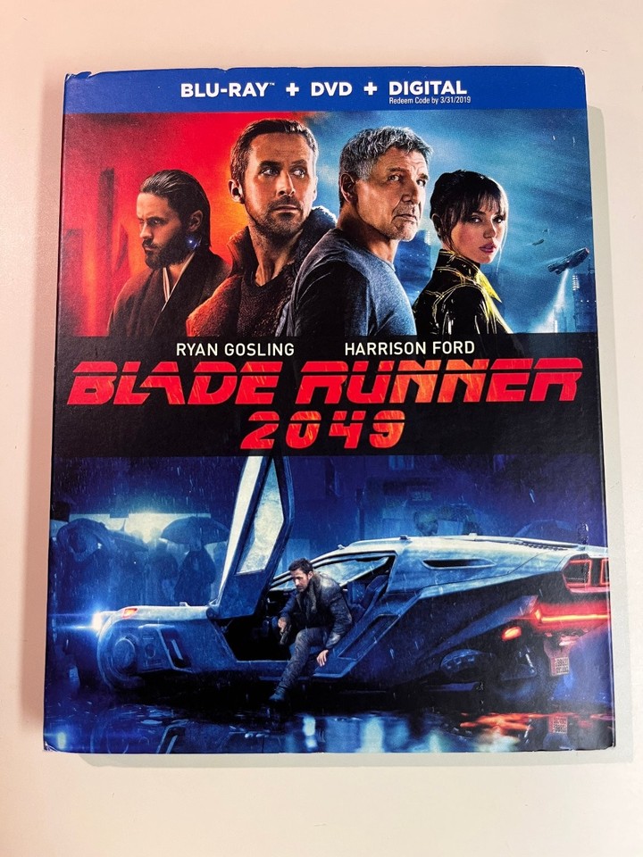 Blade Runner 2049 Blu-ray + DVD + Slipcover, Ryan Gosling, Harrison ...