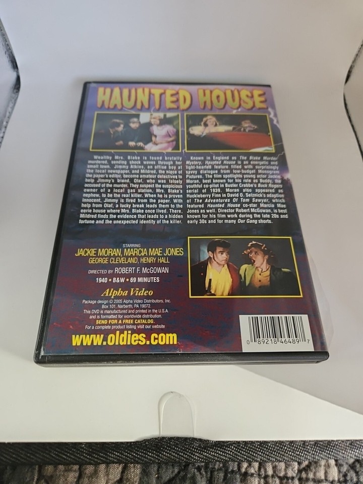 Haunted House (DVD, 2005) Classic Collectors Series Marcia Mae Jones ...