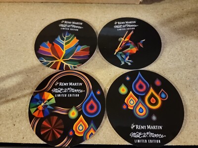 RARE NEW Set of 4 Remy Martin x Matt W Moore Limited Edition Coaster ...