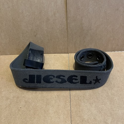 Diesel Green Canvas Belt 90cm Made In Italy Designer | eBay