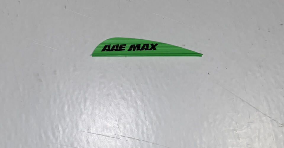 Flethes Vanes Max Stealth Flo Green 36 AAE Fletching Archery Arrow | eBay
