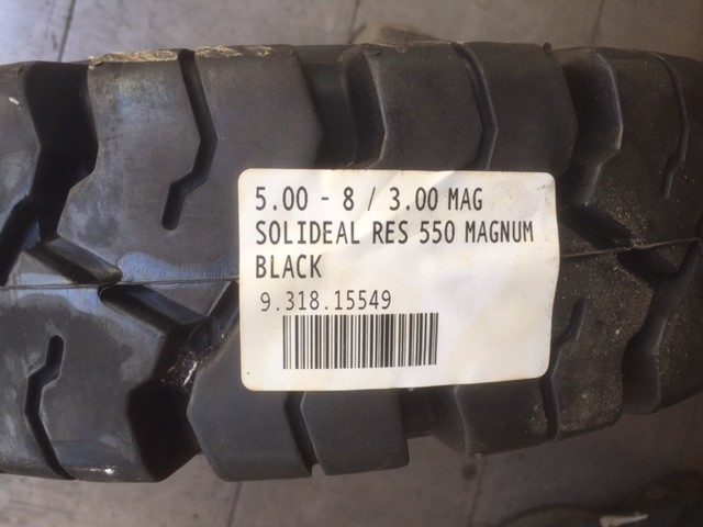 5.00-8 (3.00 Rim) Camso RES 550 Solid Pneumatic Black 9.318.15549 (NEW ...